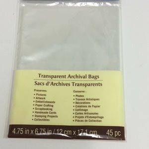 Recollections | Office | Transparent Archival Bags | Poshmark